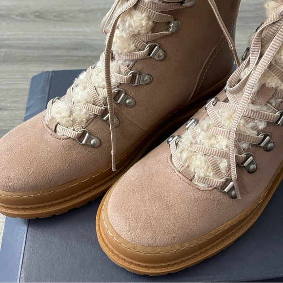 Splendid | Shoes | Splendid Yvonne Faux Shearling Lined Combat Boots ...